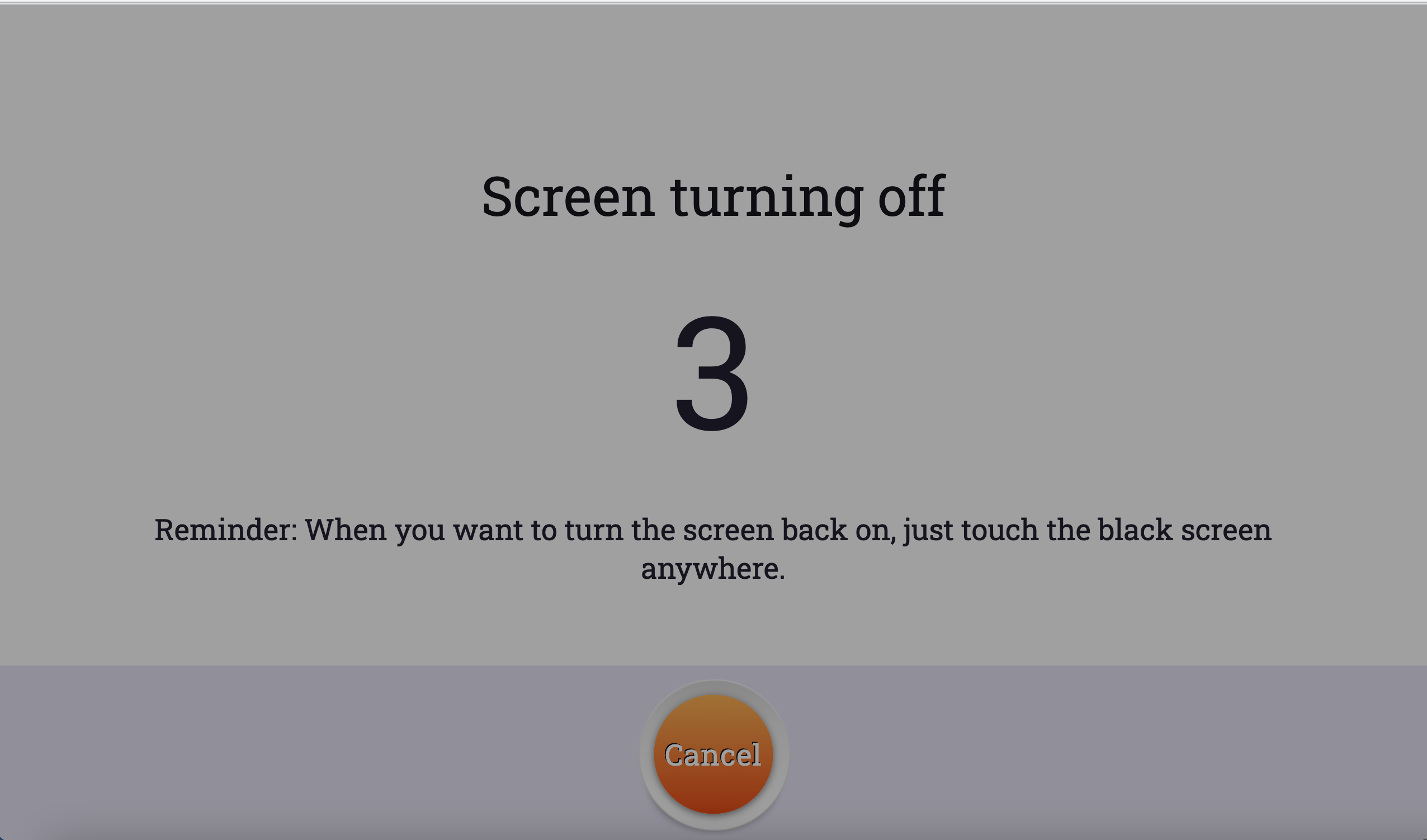 How do I turn off the tablet screen? – Claris Companion Help Center
